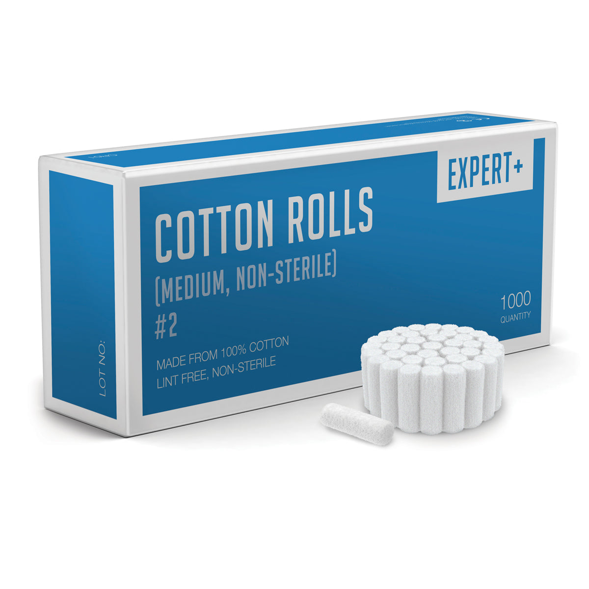 Cotton Wool Rolls (Size 2) (1000) – VERIFY+