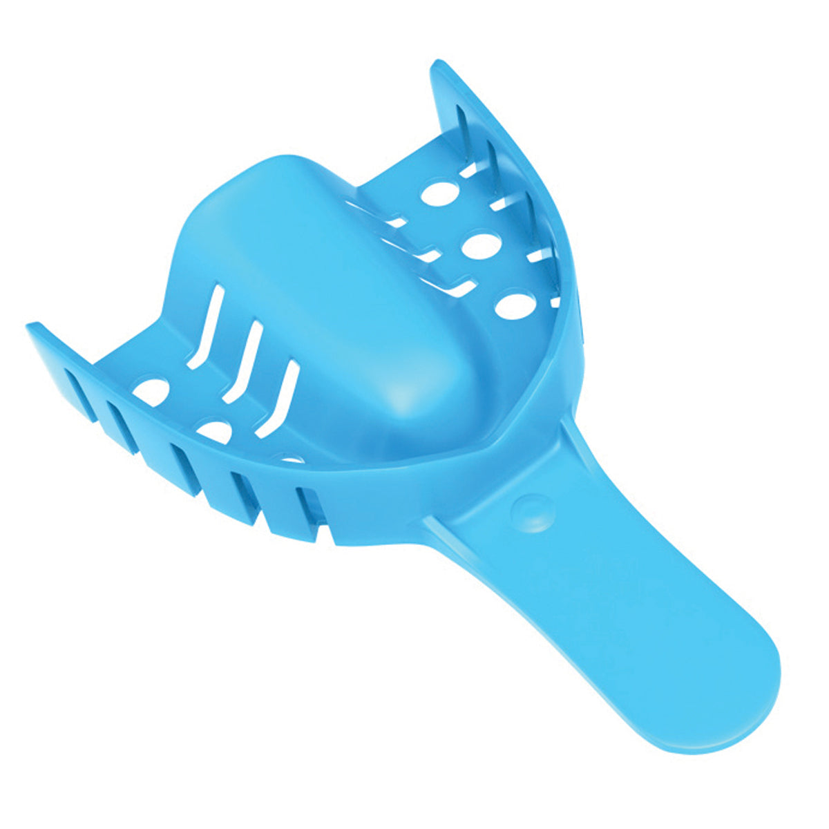 Disposable Impression Trays (Large Lower Perforated) (Blue) (12) – VERIFY+
