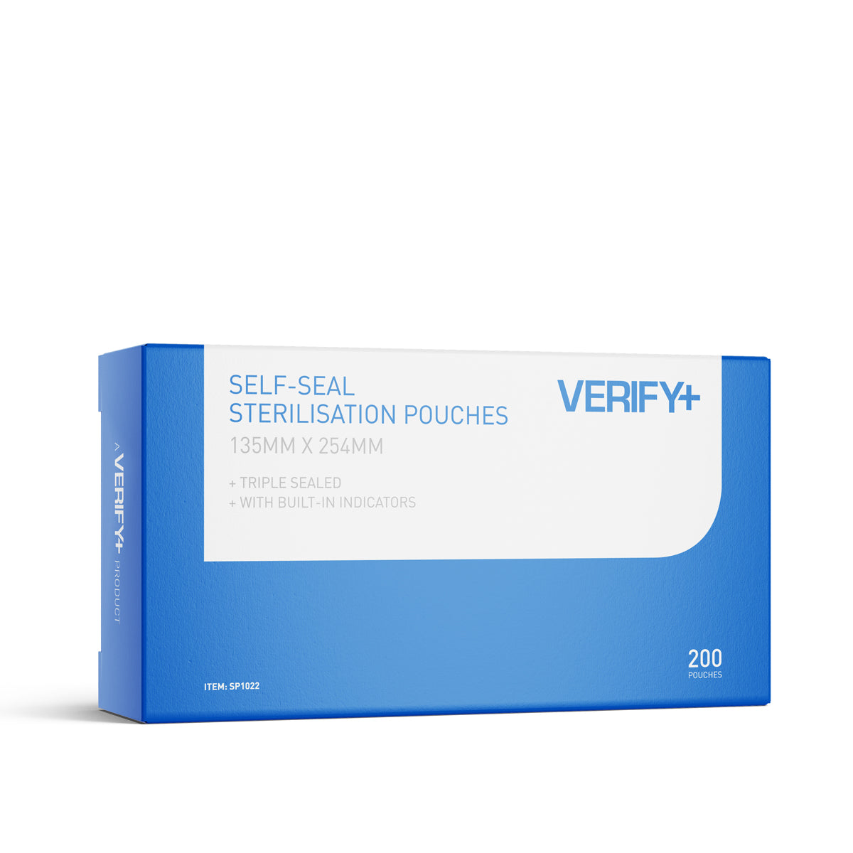 Self-Seal Sterilisation Pouches (135mm x 254mm) (200) – VERIFY+