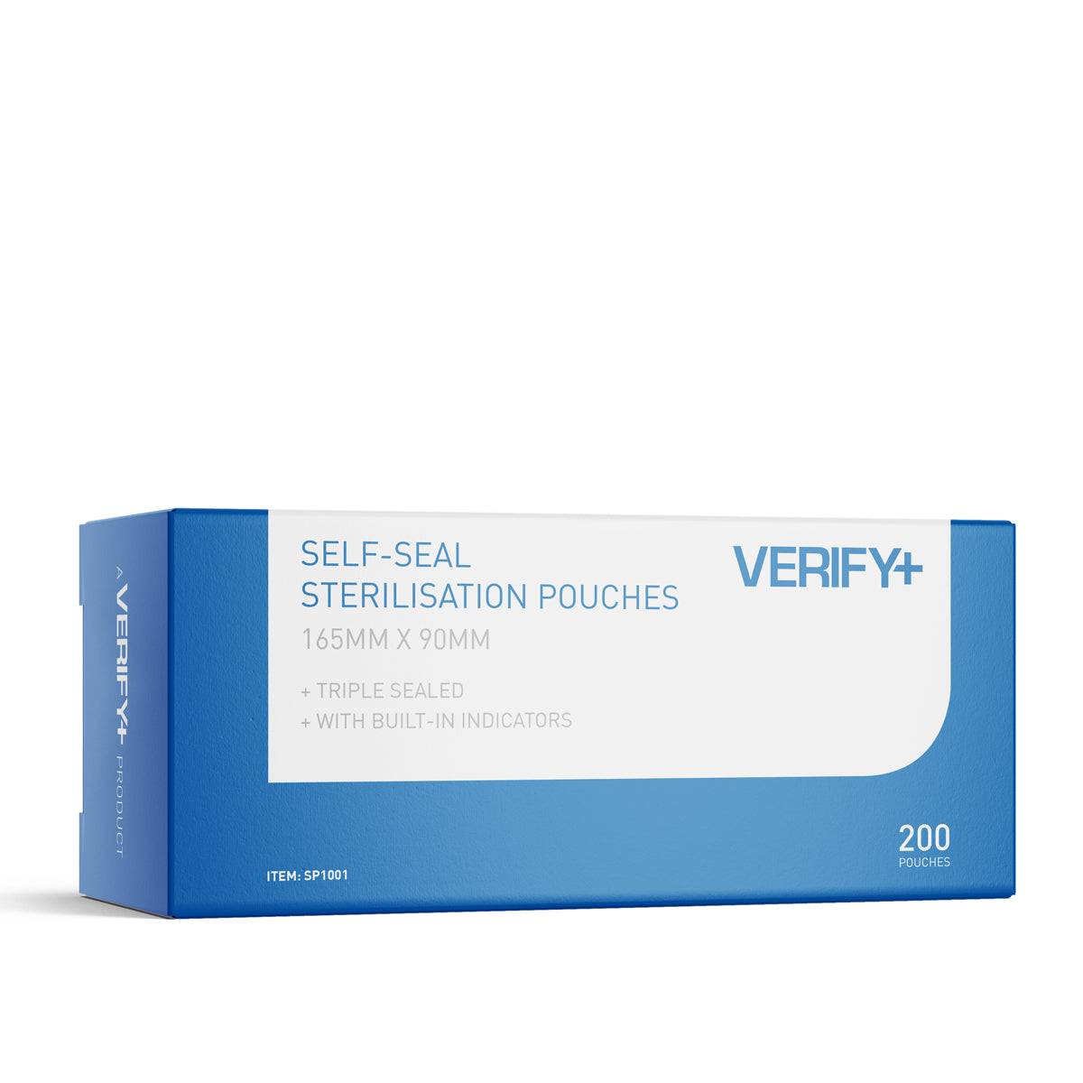 Sterilisation Pouches 90 x 165 mm – VERIFY+